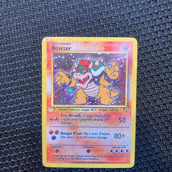 Charizard Base Set Extended Art Full Holo Custom Card - Etsy