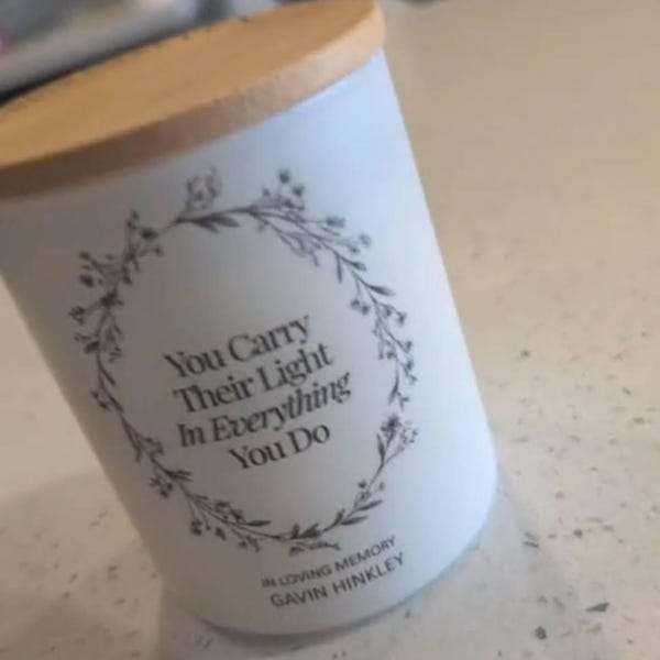 Sympathy Candle, Grief Gift Candle Sympathy Gift Bereavement Gift ...