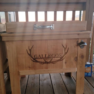 Refreshment Bar Hostess Gift Wood Ice Chest Personalized - Etsy