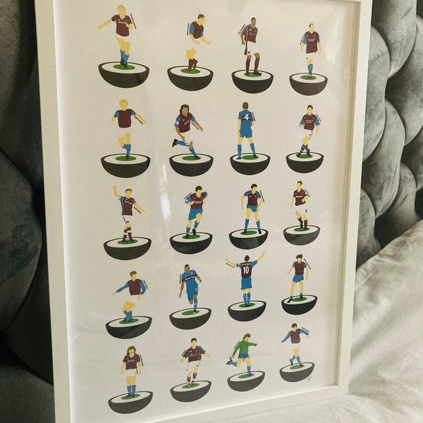 West Ham United A3 Art Print - Etsy