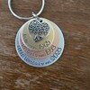 Custom Hand Stamped Sobriety Coin. Personalized NA Keychain. Narcotics ...