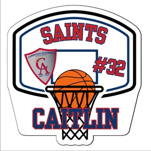 Basketball Hotel Door Sign, Locker Tag, Pep Rally Team Spirit Poster ...