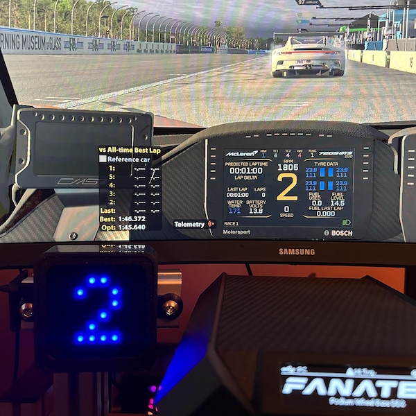 Sim Dash Board ,simhub Led Rpm , for Pc Sim Racing Games - Etsy