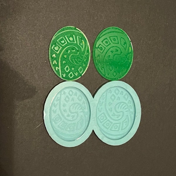 Heart of Te Fiti Silicone Mold for Resin, Heart of Te Fiti Pendant Mold ...