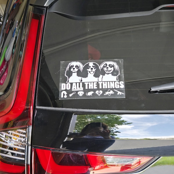 Custom "do ALL the Things" Dog Sport Decal: Personalized Vinyl Sticker ...