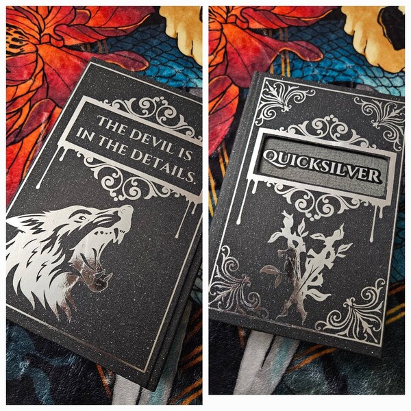 MADE TO ORDER Quicksilver by Callie Hart Rebind Hardback Book. - Etsy