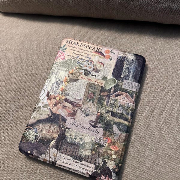 Old Newspaper Ledger Paperwhite Kindle Case for Kindle 10th 11th Gen ...