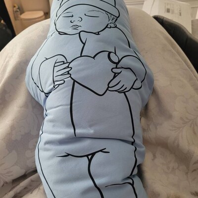Customized Life-size Newborn Baby Pillow Birth Gift Keepsake - Etsy