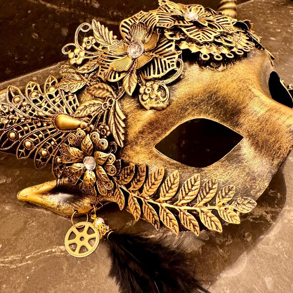Black Masquerade Mask, Metal Mask, Women Mask, Metal Mask, Wedding Mask ...