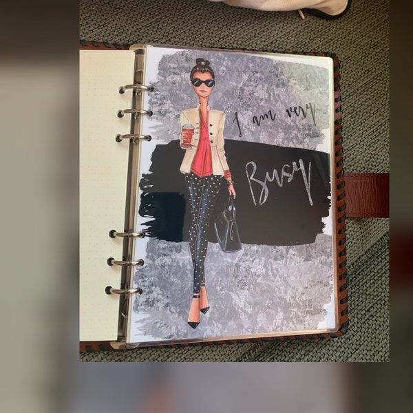 Planner Dashboard, Planner Insert, Laminated Planner Dashboard ...