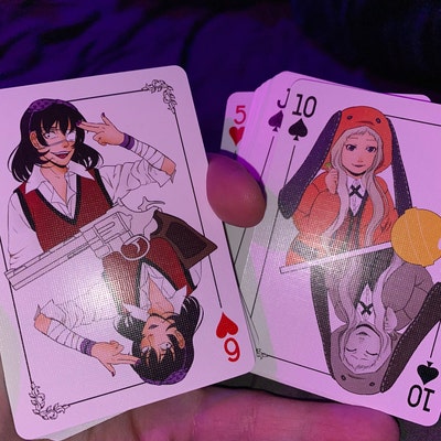 Kakegurui Playing Cards 54-card Deck - Etsy