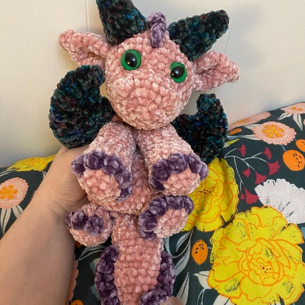 Cato the Dragon Snuggler/lovey Amigurumi Crochet Pattern - Etsy Canada