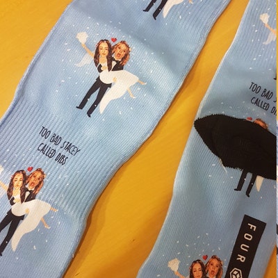 Custom Wedding Socks Custom Photo Socks, Custom Socks, Personalise ...