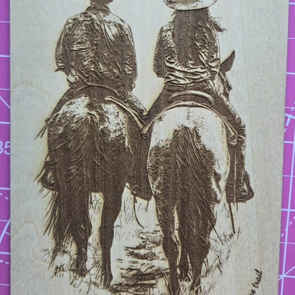 Silver Pack®! Western Cowboy Couple Laser Engraving File PNG_SVG_PDF ...