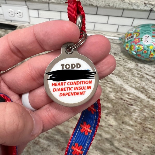 Emotional Support Animal PET ID TAGS - Etsy