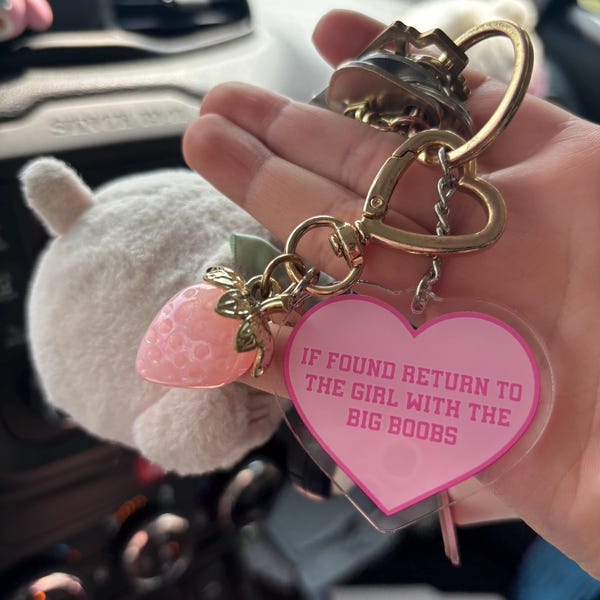 Return to Fat Ass Keychain, Acrylic Keychain, Baddie Keychain, Car ...