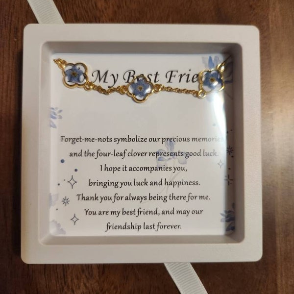 Forget Me Not Earrings, Resin Real Pressed Flower Jewerly, Wedding ...