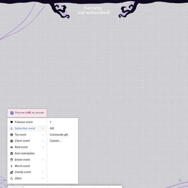 Butterfly Bliss Purple Magic Alerts Butterflies Twitch Alerts Cute ...