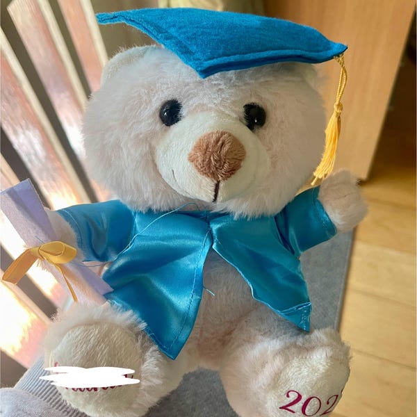Personalized Graduation Bear 2025, Custom Gift for Grad, Graduation ...