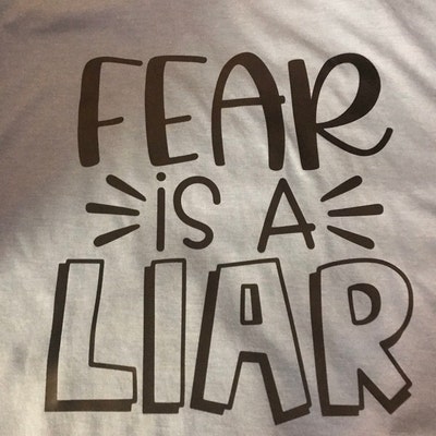 Fear is a Liar SVG, Inspirational Cut File, Motivational Design ...