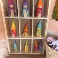 Rainbow, Spring,Autumn /Fall, Winter felt gnomes 6Peg gnomes,peg dolls ...