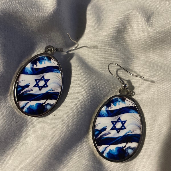 Challah Board Blue Agate and Gold Look, Hebrew Shabbat Shalom, Jewish ...