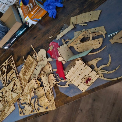 Flying Ship Terrain, Spelljammer Dnd, Pathfinder, 28mm Terrain TTRPG ...