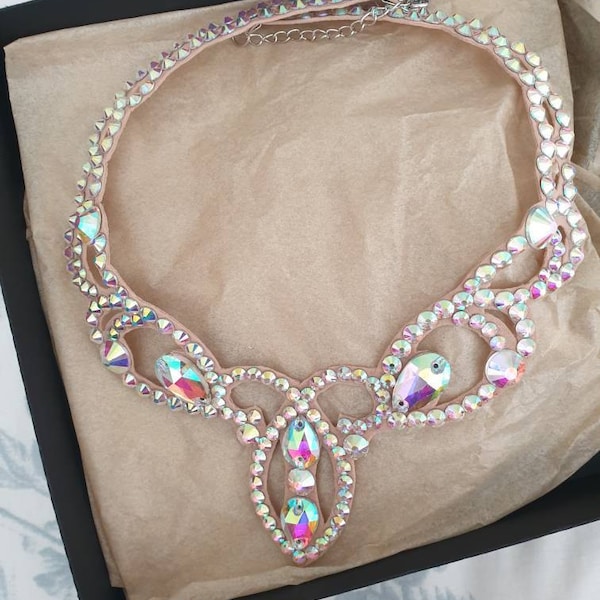 Ballroom Necklace, Ballroom Gown, Dance Costume Accessory, Ballroom ...