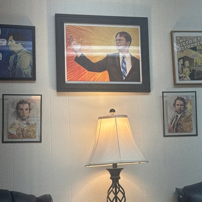 TWO Dwight Schrute Posters the Office Dunder Mifflin - Etsy