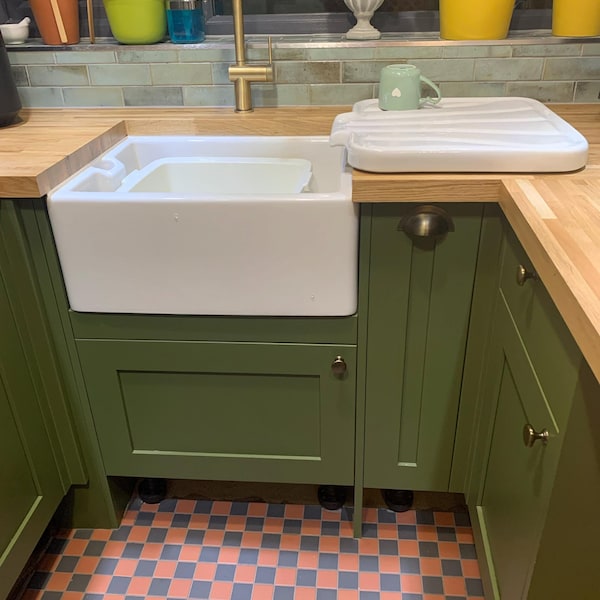 Ceramic Draining Board for Belfast Butler Sink -white Ceramic Drainer ...