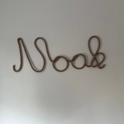 Giant Personalized Rope Wall Name for Nursery Decor, Extra Large ...