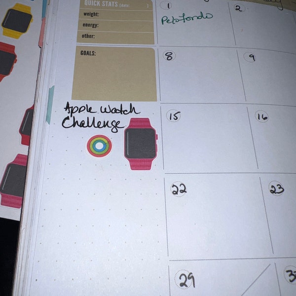 DAILY MACROS TRACKER Full Boxes Planner Stickers / Macros Planner ...