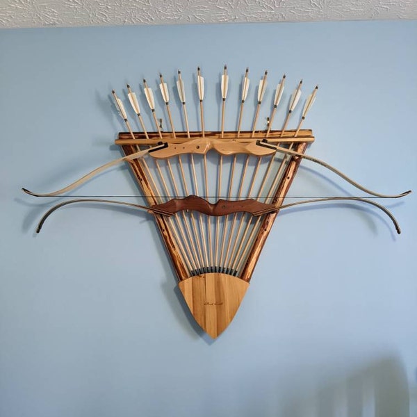 Training Arrows Set for Best Traditional Archery - Wooden Arrows With White Feather Fletching ...