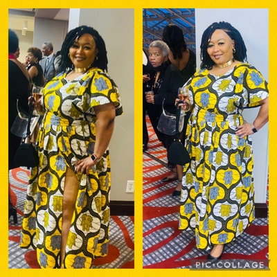 Annie African Maxi Dress African Clothing for Women / - Etsy