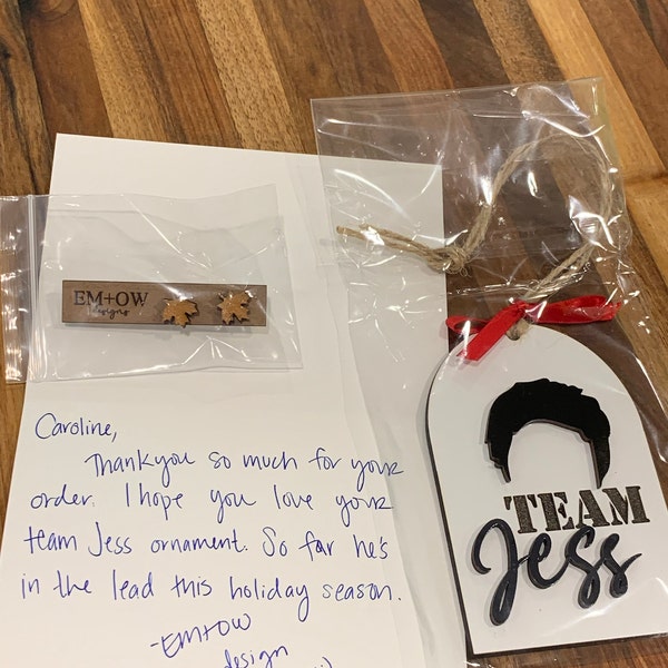 Gilmore Girls Earrings Team Logan, Team Jess, Team Dean - Etsy