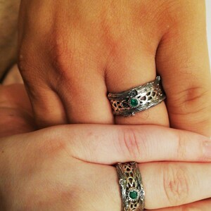 Branch ring Nature wedding ring Leaves wedding band Silver | Etsy