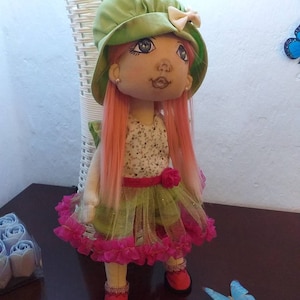 8 inch doll pattern with hingesPDF doll bodyrag doll | Etsy