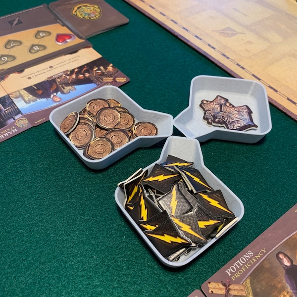 Stackable Board Game Organizer Token Trays With Easyfunnel | Bit Tray ...