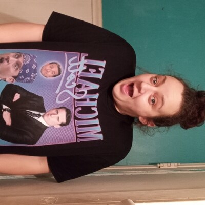 Michael Scott Homage T-shirt Tee Top US Office TV Show Retro - Etsy