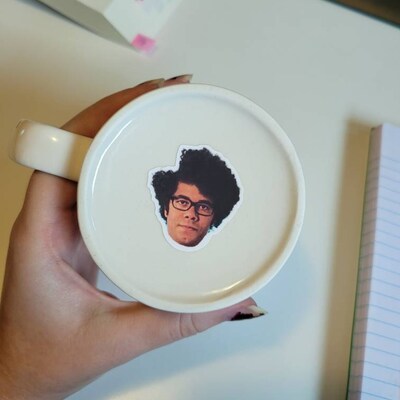 Maurice Moss Coffee Mug Stickers 6 Die Cut Stickers the IT - Etsy