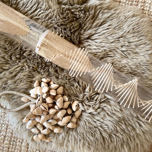 Large Amaranth Rainstick – Gentle Sound – 10 Minute Long Duration Clear ...