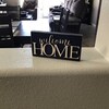 Welcome Home Sign Mini Block 3D Home Decor Wooden Sign Wood Signs ...
