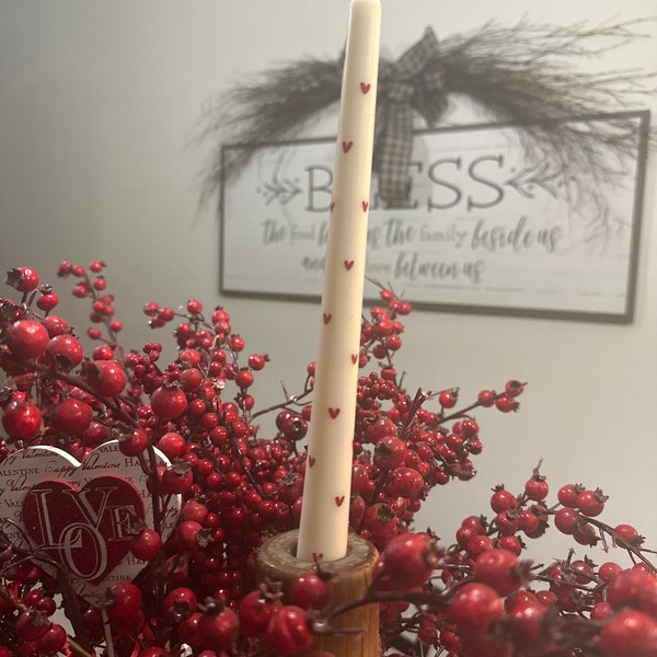 Handmade Christmas Taper Candles, Christmas Candles, Taper Candles ...