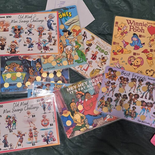 Scooby Doo Mini Scratch and Save Challenge - Etsy