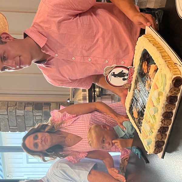 Calf Roping Cake Topper, Rodeo Cake Topper, 3D Cake Topper, Custom Name ...