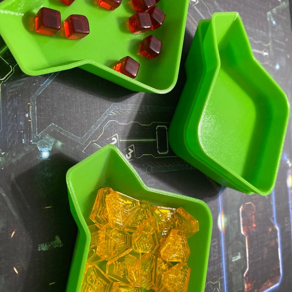 Stackable Board Game Organizer Token Trays With Easyfunnel | Bit Tray ...