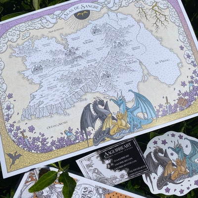 Map of elfhame From the Cruel Prince Fanart Illustration Made by Andrés ...