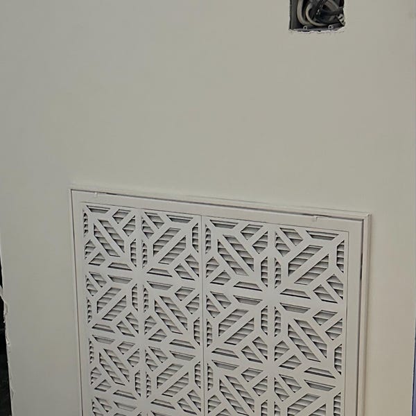 Custom Magnetic Return Air Vent Cover | Geometric Lattice - Etsy