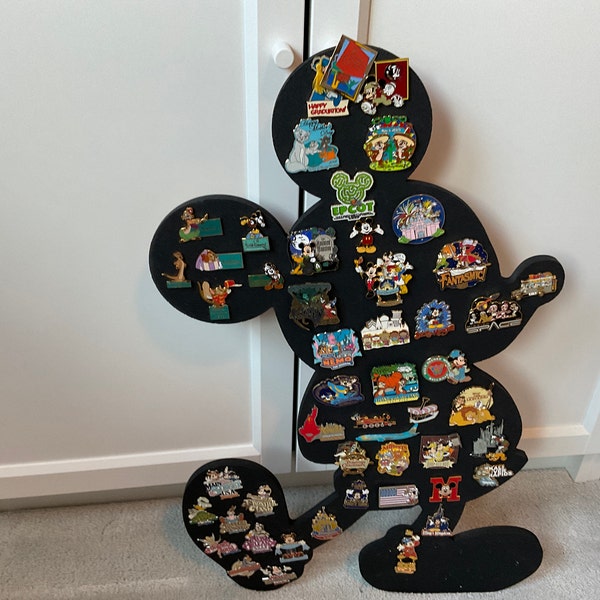 Mickey Full Body Pin Board, Mickey Black Pin Board, Mickey Full Body ...