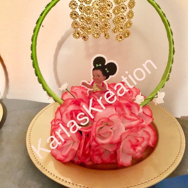 Princess Baby Girl | African American | Girl Princess Baby Shower ...